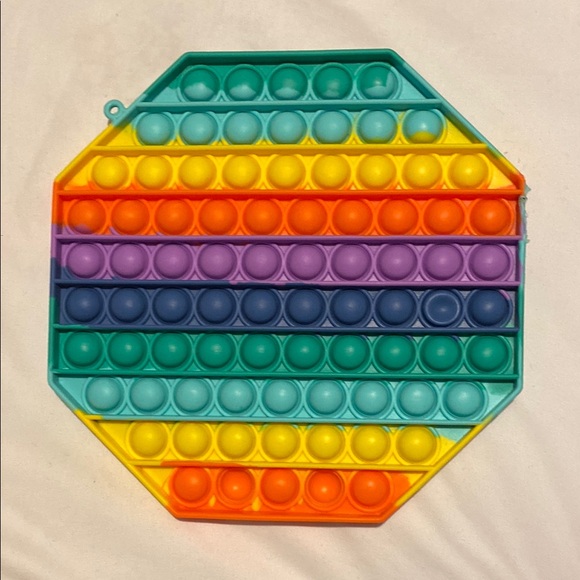 Toys | Rainbow Octagon Pop It Fidget Toy | Poshmark